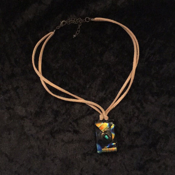 Jewelry | Handmade Glass Pendant Necklace | Poshmark